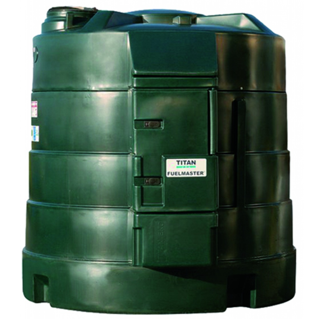 Double-walled above ground plastic tank FM 5000 liters transport ...